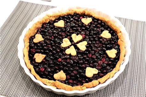 Tarte sablée aux myrtilles Happy papilles