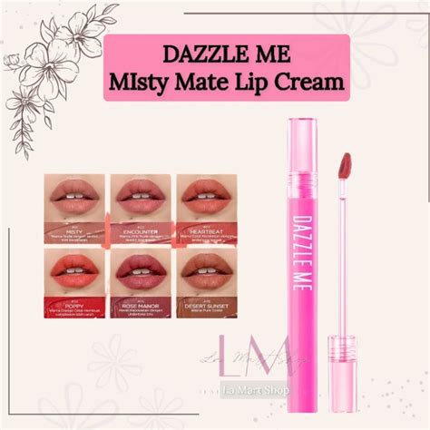 Jual Dazzle Me Misty Matte Lip Cream Misty Encounter Heartbeat Poppy