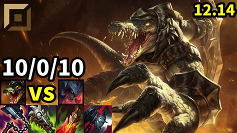 Renekton Top Vs Aatrox Kr Grandmaster Patch Youtube