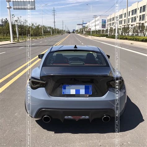 适用于丰田GT86碳纤维尾盖FT86 BRZ改装尾箱盖行李箱盖后盖大包围 虎窝淘