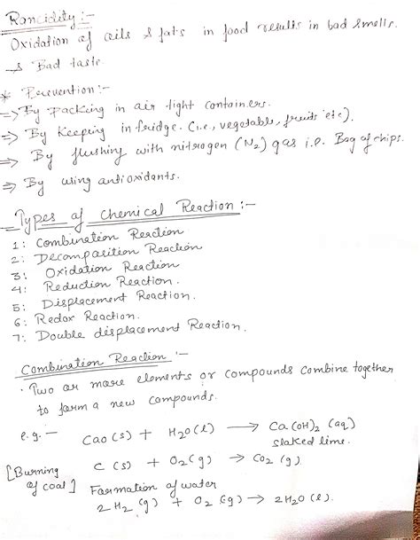 Science Is Easy With Me Class 10 Science Chapter 1 Notes Pdf