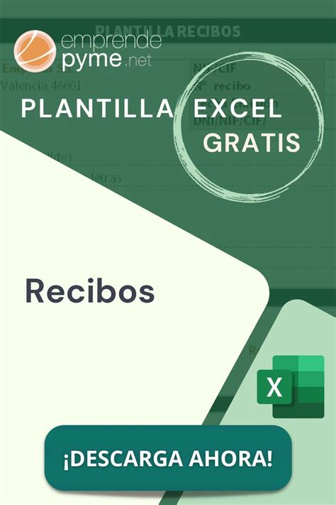 Descarga La Plantilla Gratuita De Recibos En Excel Recibo Modelo