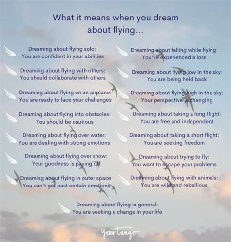 Symbolism In Dreams Of Flying
