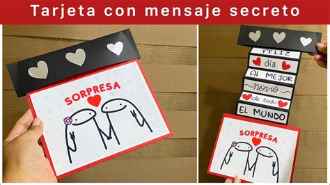 Tarjeta Expandible De Flork Con Mensaje Secreto De Amor Tammy Memo