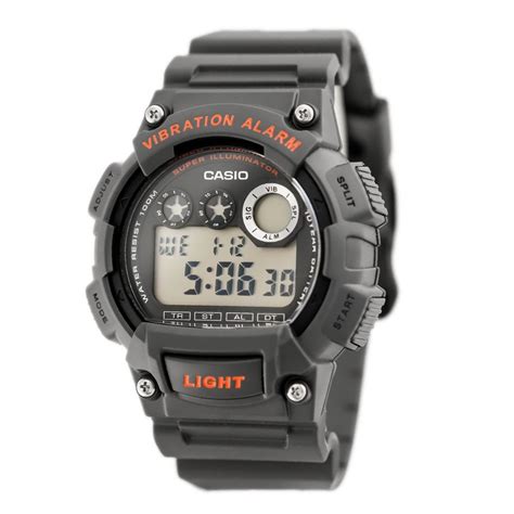 Purchase Casio Youth Super Illuminator Black Digital Vibration Alarm