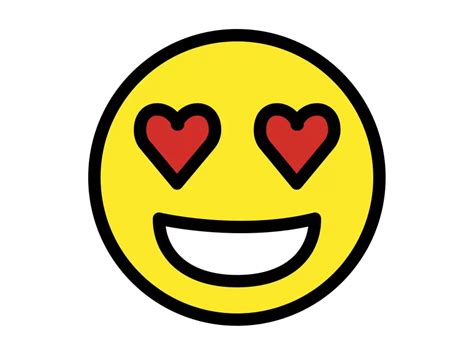 Smiling Face With Heart Eyes Emoji Icon Png Vector In Svg Pdf Ai Cdr Format