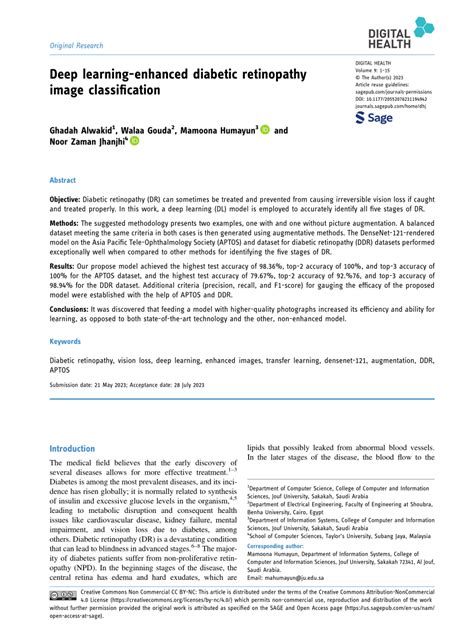 pdf deep learning enhanced diabetic retinopathy image classification