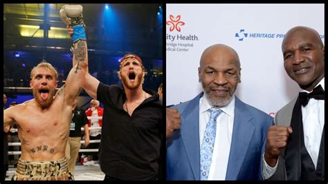 Mike Tyson Evander Holyfield Give Stamp Of Approval To Paul Brothers