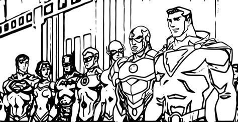 Justice League Coloring Page Wecoloringpage 82 Wecoloringpage