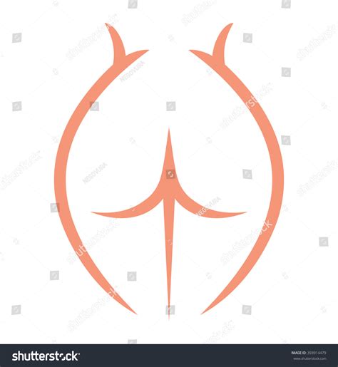 Sketch Woman Naked Body Stock Vector Royalty Free