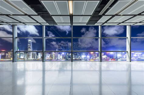 全景天际线和玻璃窗外的建筑物高清图片下载 正版图片504438233 摄图网