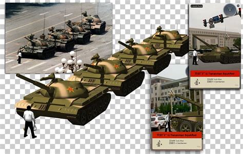 Tiananmen Square Tank Man Ground Level