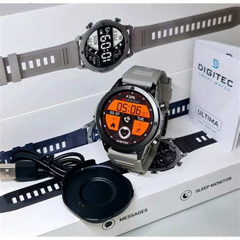 Jual Jam Tangan Pria Digitec Smartwatch ULTIMA Grey Original Garansi