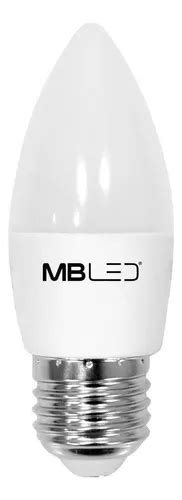 Lámpara LED esmerilada tipo vela C35 de 4 W luz blanca E27 color
