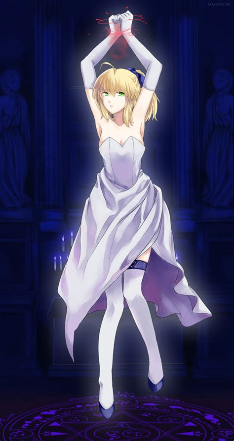 Artoria Pendragon And Saber Fate And More Drawn By Mayrisagirl