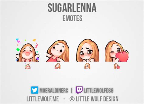 Portfolio Custom Emotes Custom Twitch Graphics Channel Art