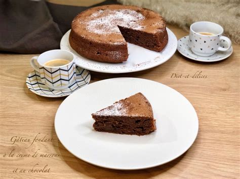 Gâteau fondant à la crème de marrons et au chocolat Diet Délices