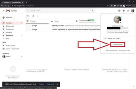 Como Cerrar Sesi N En Gmail En Pc F Cil Y R Pido
