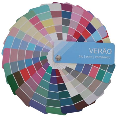 Cartela Paleta de Cores Mini Coloração Pessoal Shopee Brasil