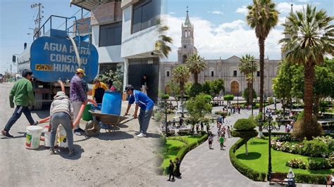 Cortes Programados De Agua En Arequipa Conoce Las Zonas Afectadas