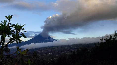 La actividad del volcán Tungurahua aumenta y registra nuevas explosiones