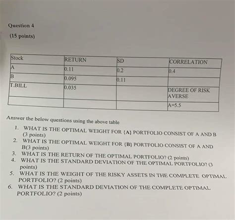 solved question 4 15 points answer the below questions