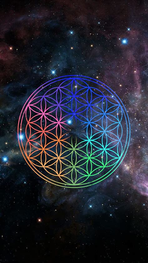 Sacred Geometry Flower Of Life Wallpaper