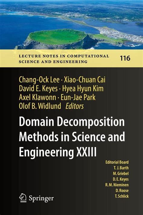 lecture notes in computational science and engineering 116 domain decomposition