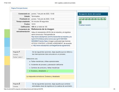 EA3 Logística y cadena de suministro Página Principal home