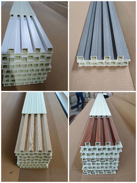 Wpc Wood Polymer Composite Fluted Louvre Wall Panel Wall Cladding 160