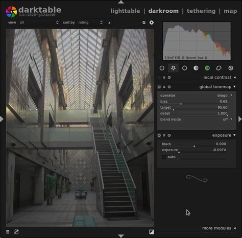 process hdr images using darktable darktable