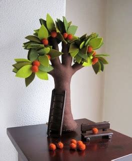 Handmade Felt Trees From Template Art Craft Ideas