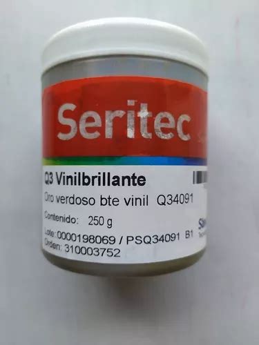 Tinta Oro Verdoso Vinil Brillante 250g Serigrafia Sanchez