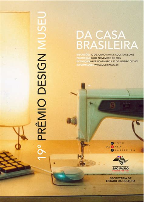 Cartaz Prêmio Design Museu da Casa Brasileira on Behance