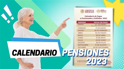 Calendario 2023 De Pagos Para Pensionados Y Jubilados Pensiones