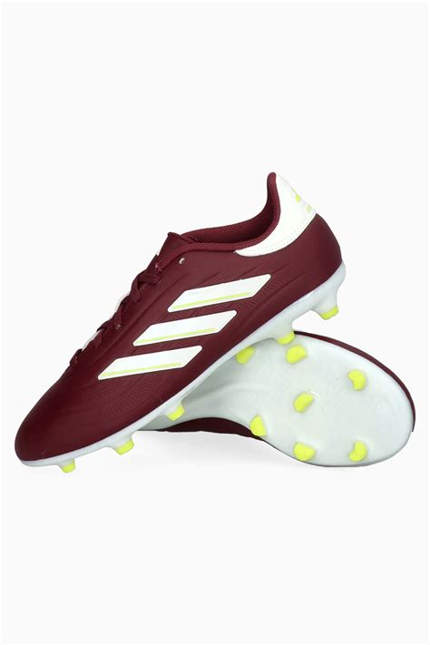 Korki adidas Copa Pure II League FG Junior Bordowy Buty piłkarskie
