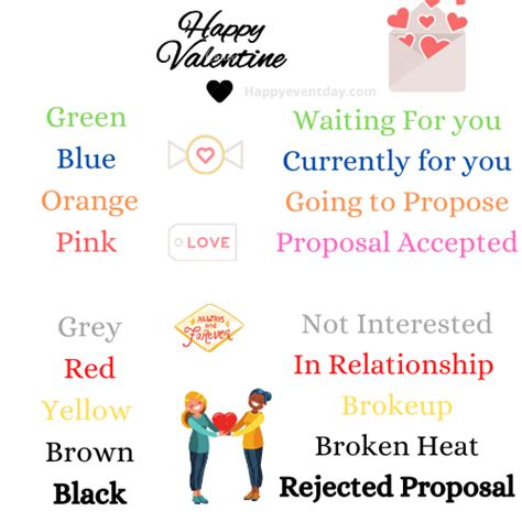 Valentines Day Coluor Code Lovers Day Dress Code Ideas