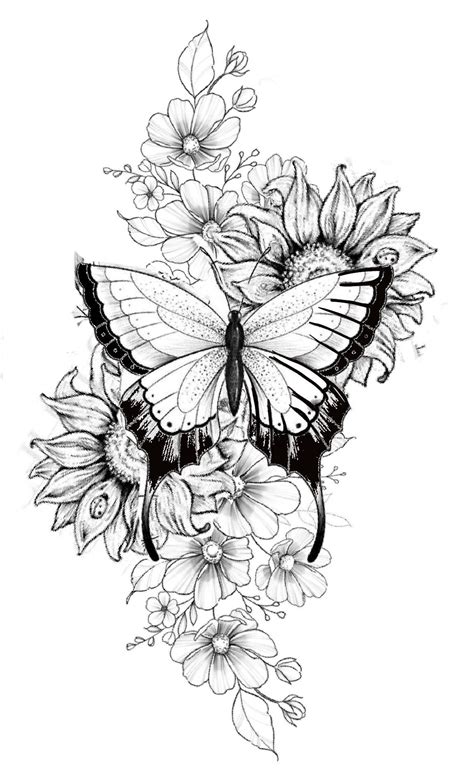 Butterfly Mandala Tattoo Butterfly Leg Tattoos Flower Leg Tattoos