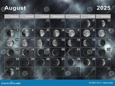 August Moon Calendar 2025 Koo Fernanda