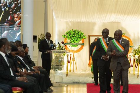 Côte d Ivoire ultime hommage des députés de la nation à feu Henri