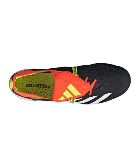 Adidas Predator Elite FT FG Solar Energy Schwarz Weiss Rot Fussballschuh