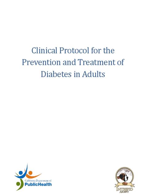 diabetes protocol pdf prediabetes diabetes
