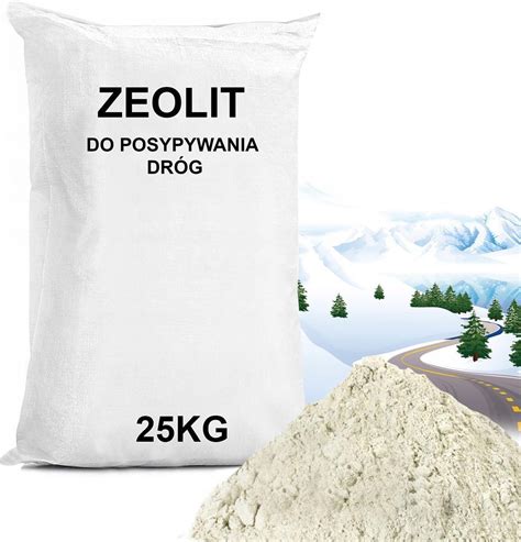 Zeolit Ekologiczna Sól Drogowa Lód Śnieg 25KG Ceny i opinie Ceneo pl