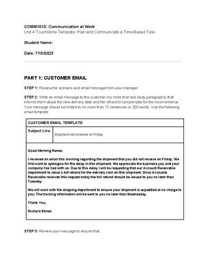 Critical Thinking Touchstone Template Critical Thinking Final