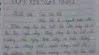 Đơn xin bỏ nhậu Những lí do vô cùng bất ngờ bạn chưa biết Click để
