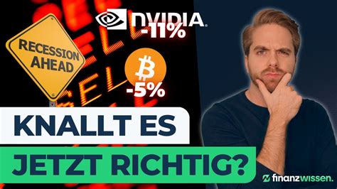 PANIKVERKÄUFE bei NVIDIA Tech Aktien Bitcoin Wie hoch ist