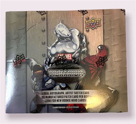 Upper Deck Marvel Vibranium Sealed Box Packs Cards Per
