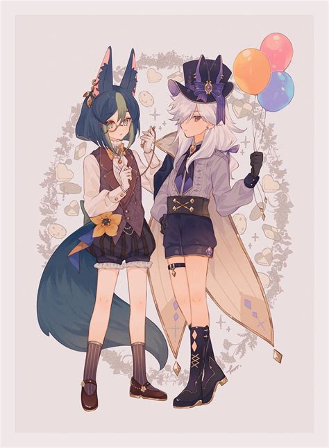 Tighnari And Cyno Genshin Impact Drawn By Tamamura Tmmr Danbooru
