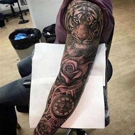 Tiger Tattoo Sleeve Full Sleeve Tattoos Tattoo Sleeve Designs Tattoo