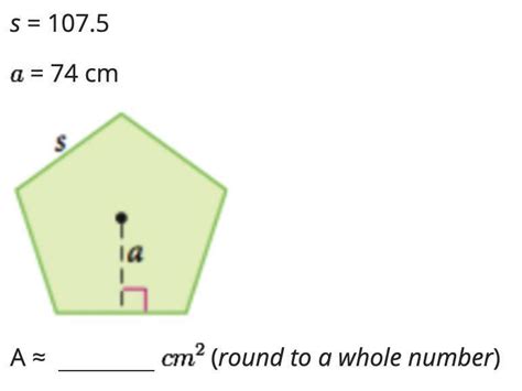 Geometry Area Of A Regular Polygons Brainly